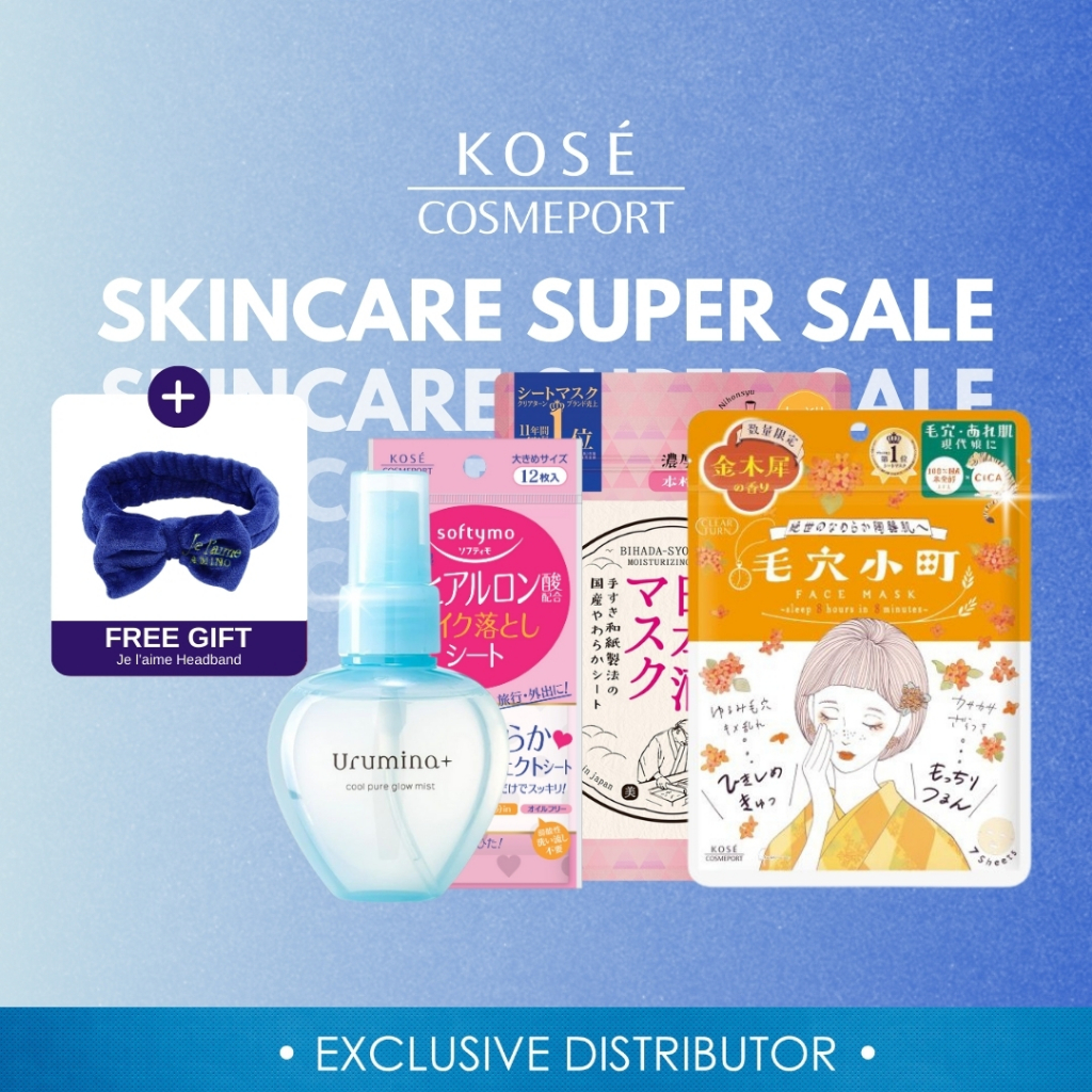 [Kose Cosmeport] Skincare Super Sale / Under $10 Deals | Shopee Singapore