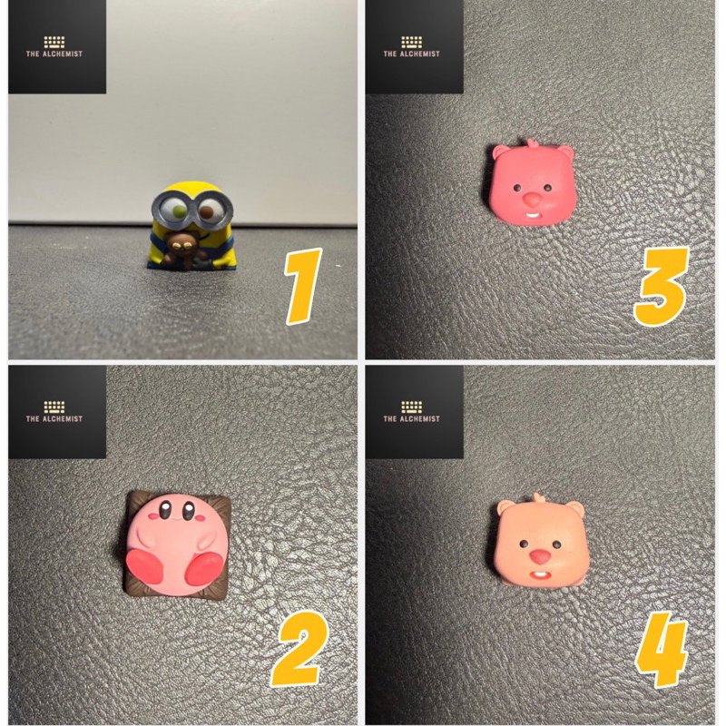 [SG LOCAL STOCK] MINION | KIRBY | LOOPY CUTE MECHANICAL KEYCAP 1U ...