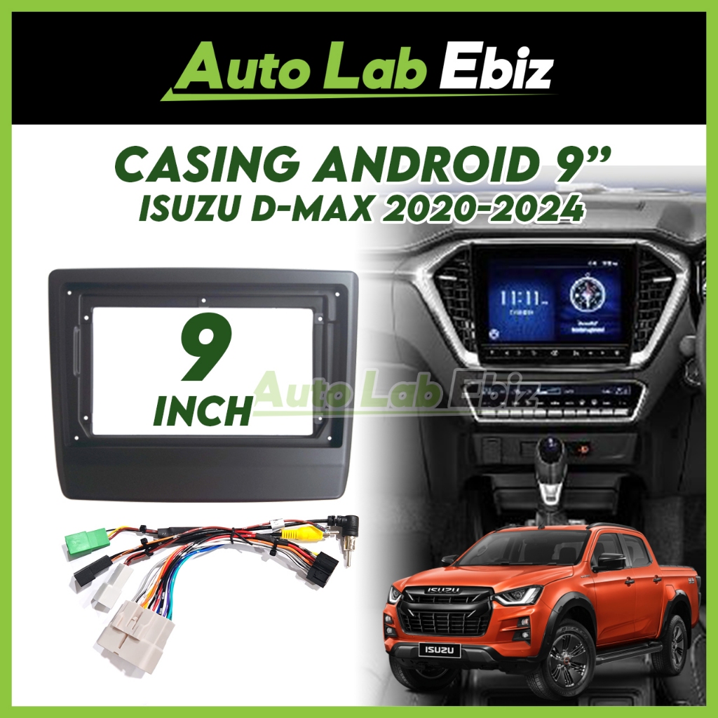 ISUZU D-MAX DMAX 2020-2024 Android Player Casing 9" inch with Socket Power | Shopee Singapore
