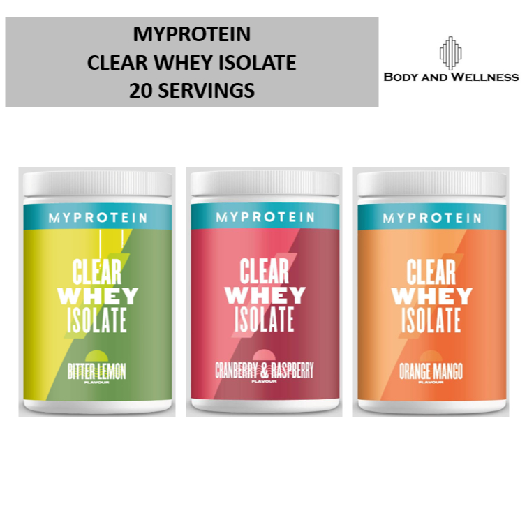 MyProtein Clear Whey Isolate (20 servings) | Shopee Singapore