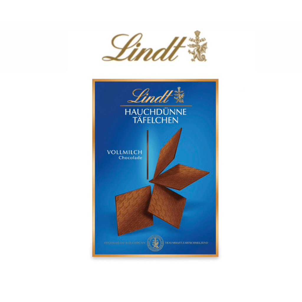 Lindt Wafer Thin Tablets of whole Milk Chocolate, 125g | Shopee Singapore