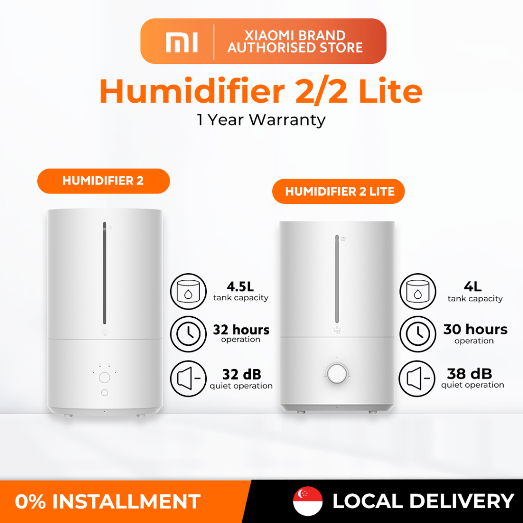 Xiaomi Smart Humidifier 2/2 Lite | Quiet Operation | Large Tank ...