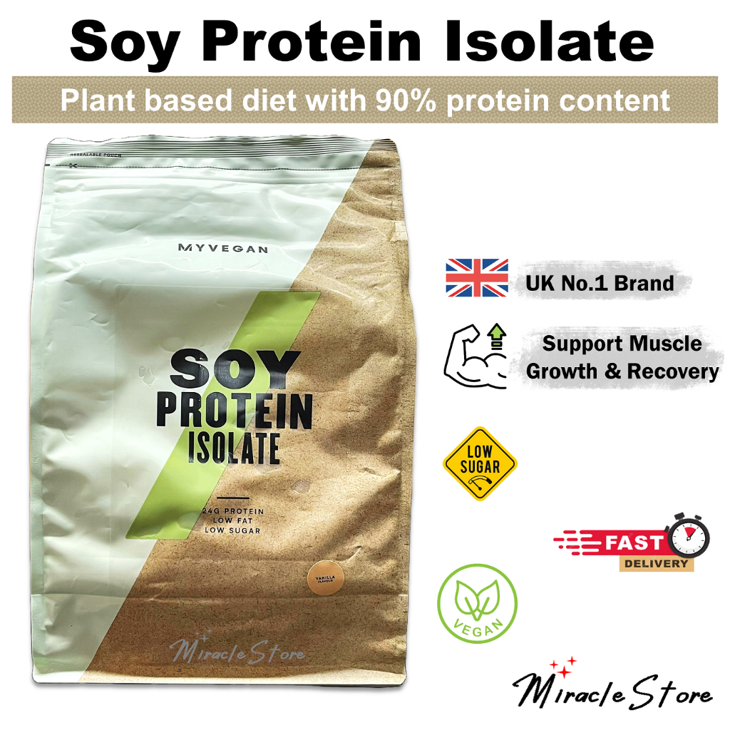 Myprotein Soy Protein Isolate Vegans 2.5kg/1kg | Shopee Singapore