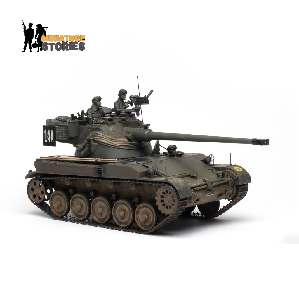 Singapore Army AMX-13 SM1 Tank Hand-Painted Resin Model Miniature ...