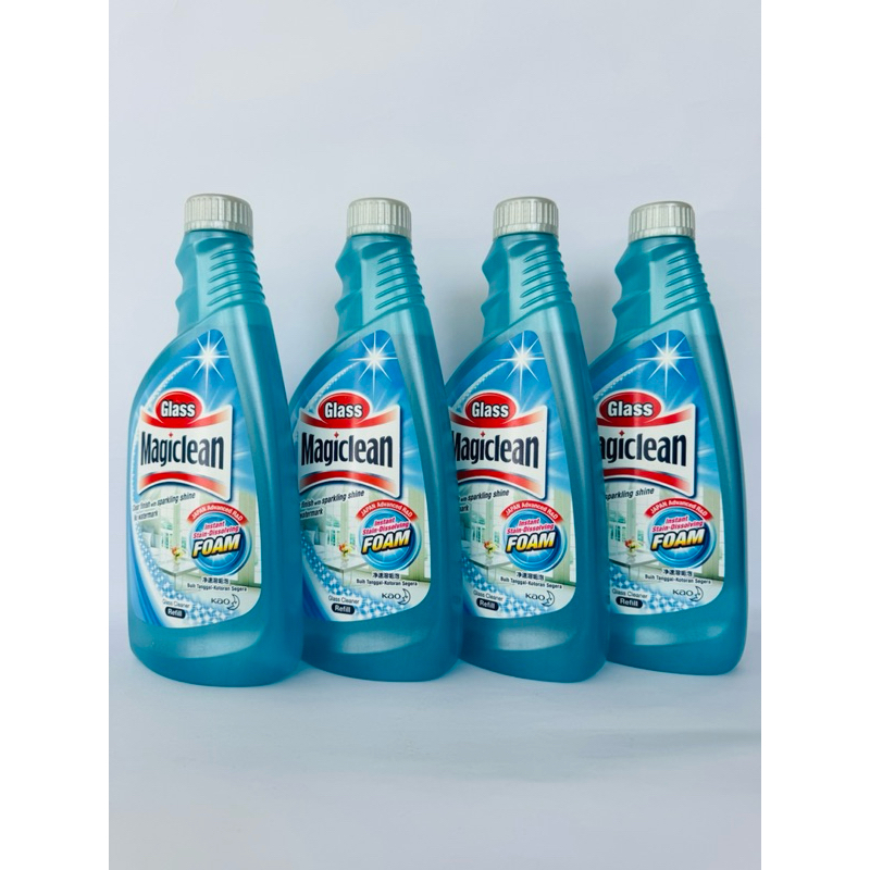 Magiclean Instant Stain-Dissolving Foam Glass Cleaner Refill, 500ML ...