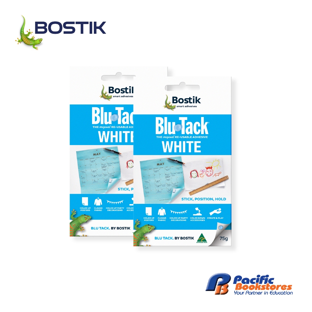 Bostik Blu Tack 75g White | Shopee Singapore