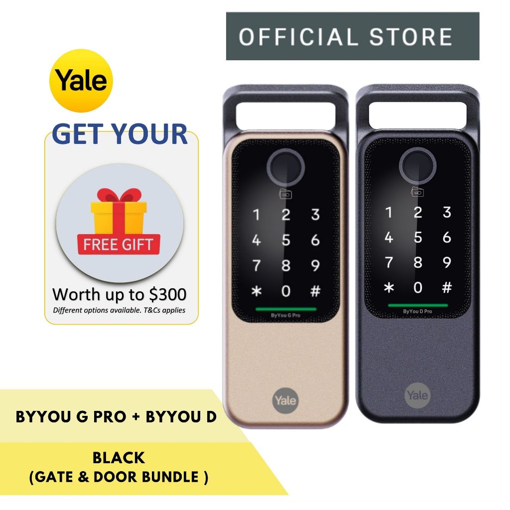 Yale ByYou G Pro Gate Lock + ByYou D Pro Door Lock (New Launch ...