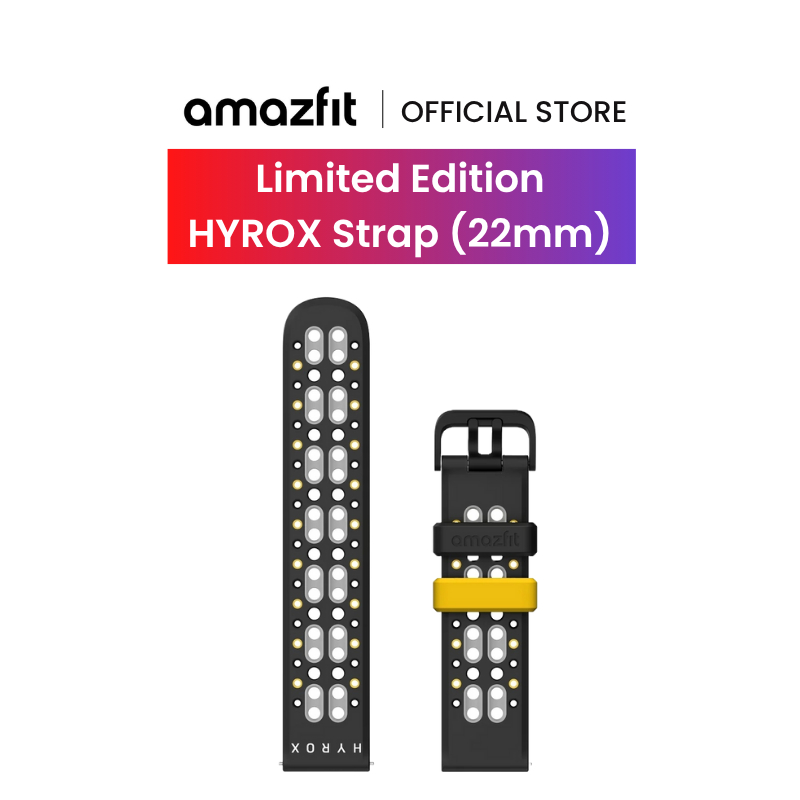 Amazfit X HYROX Limited Edition Silicone Sports Strap (22mm) | Shopee ...