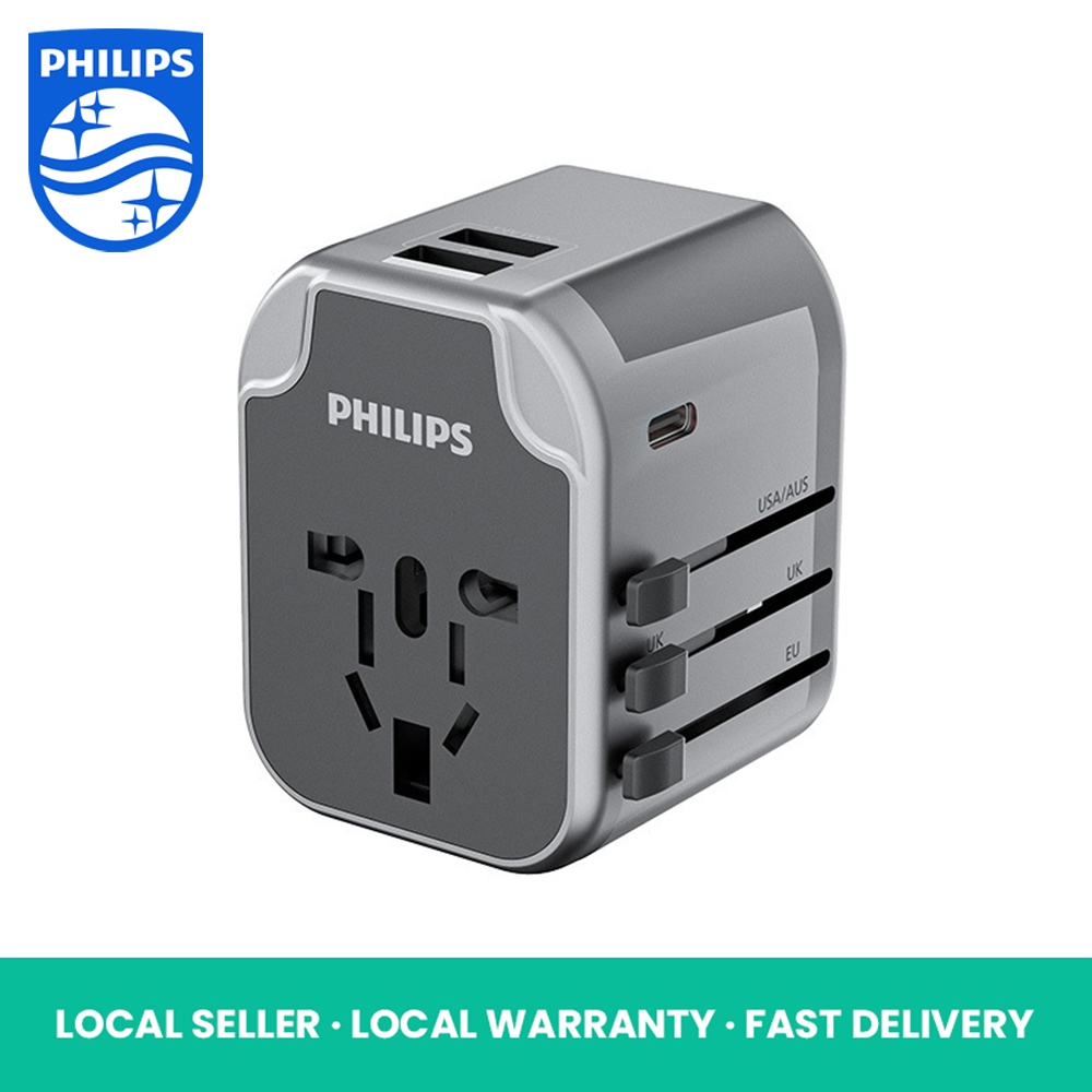 [SG Seller] Philips Universal Travel Adapter 15W All In One ...