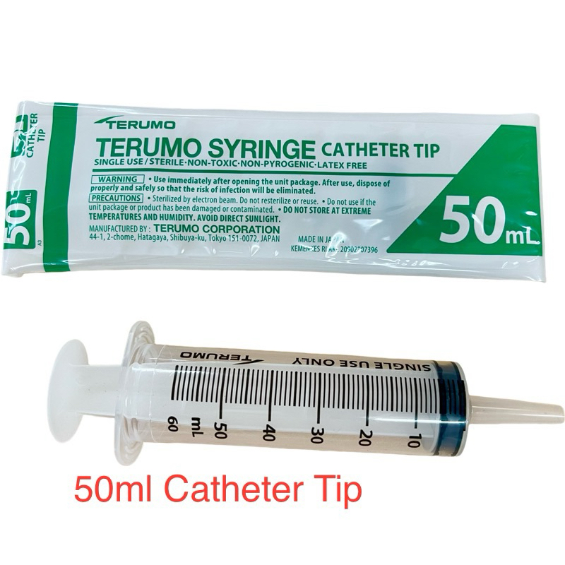Terumo SGHomecare Medical 50ml Catheter Tip Syringe Official seller by ...