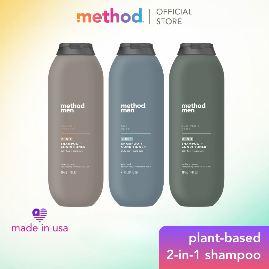 Method men 2in1 Shampoo+Conditioner 414ml (assorted scents) | Shopee ...
