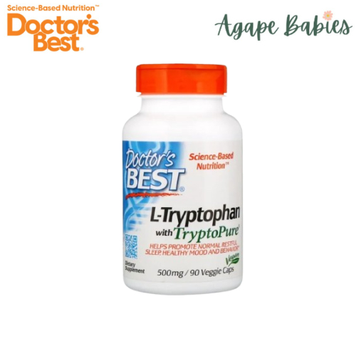 Doctor's Best L-Tryptophan with TryptoPure 500mg, 90 vcaps. | Shopee ...