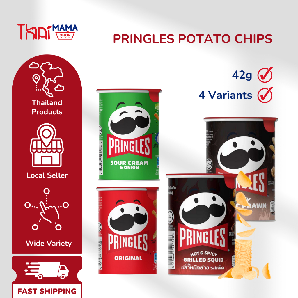 Pringles Potato Chips 42g - Crispy, Delicious, Perfect Snack for Any ...
