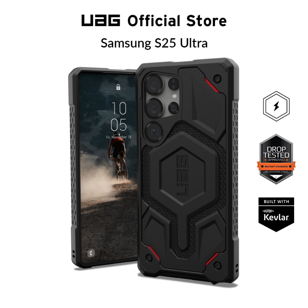 UAG Samsung S25 Ultra Case 6.9" Monarch Pro Kevlar Magnetic Phone Case Drop Protection Galaxy ...