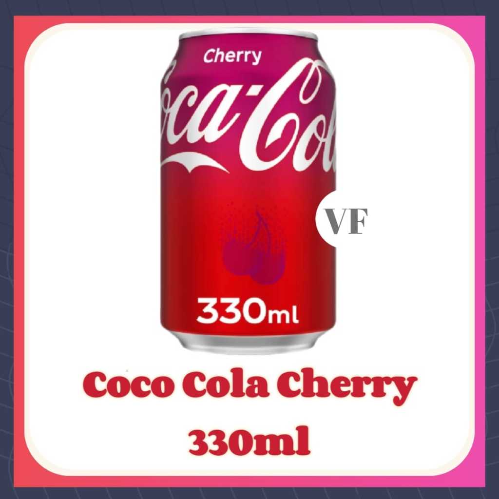 Coca-Cola UK Cherry 330ml - Sparkling Cherry Flavour Soft Drink ...