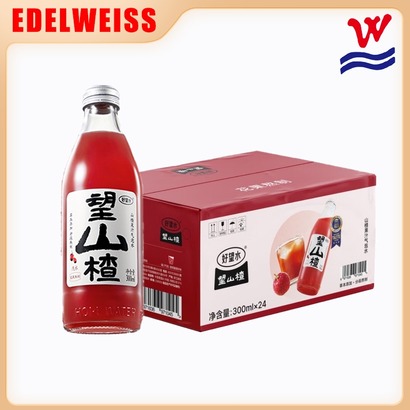 Hope Water Sparkling Hawthorn Juice 好望水山楂气泡汁 Drink 6 24 X 300ml Bottle