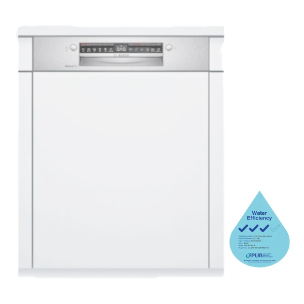Bosch SMI4HCS48E Built-in Dishwasher(60CM)(Water Efficiency 3 Tick ...