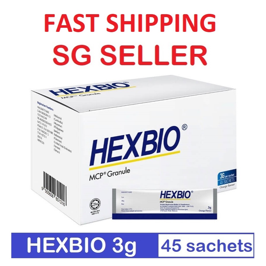 [exp 06/27]HEXBIO MCP Granule 3g x 45s probiotics Orange Flavour ...