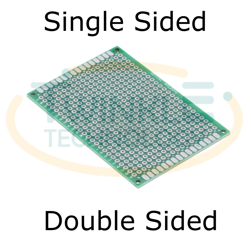 PCB Green Single Sided / Double Sided Prototype PCB Tinned Universal ...