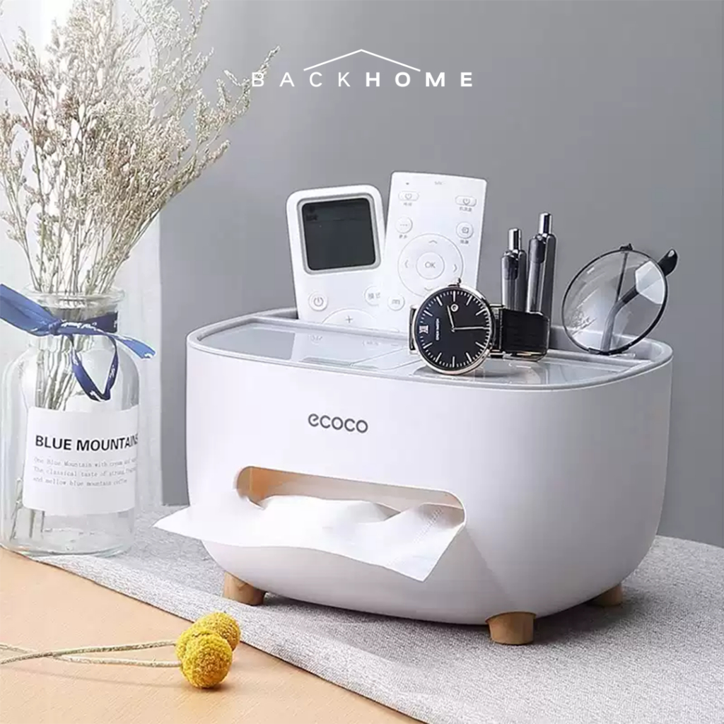 [SG InStock] ECOCO Desktop Tissue Box Anti Skid 桌上型紙巾盒防滑設計 - Storage Box Style Simple ...