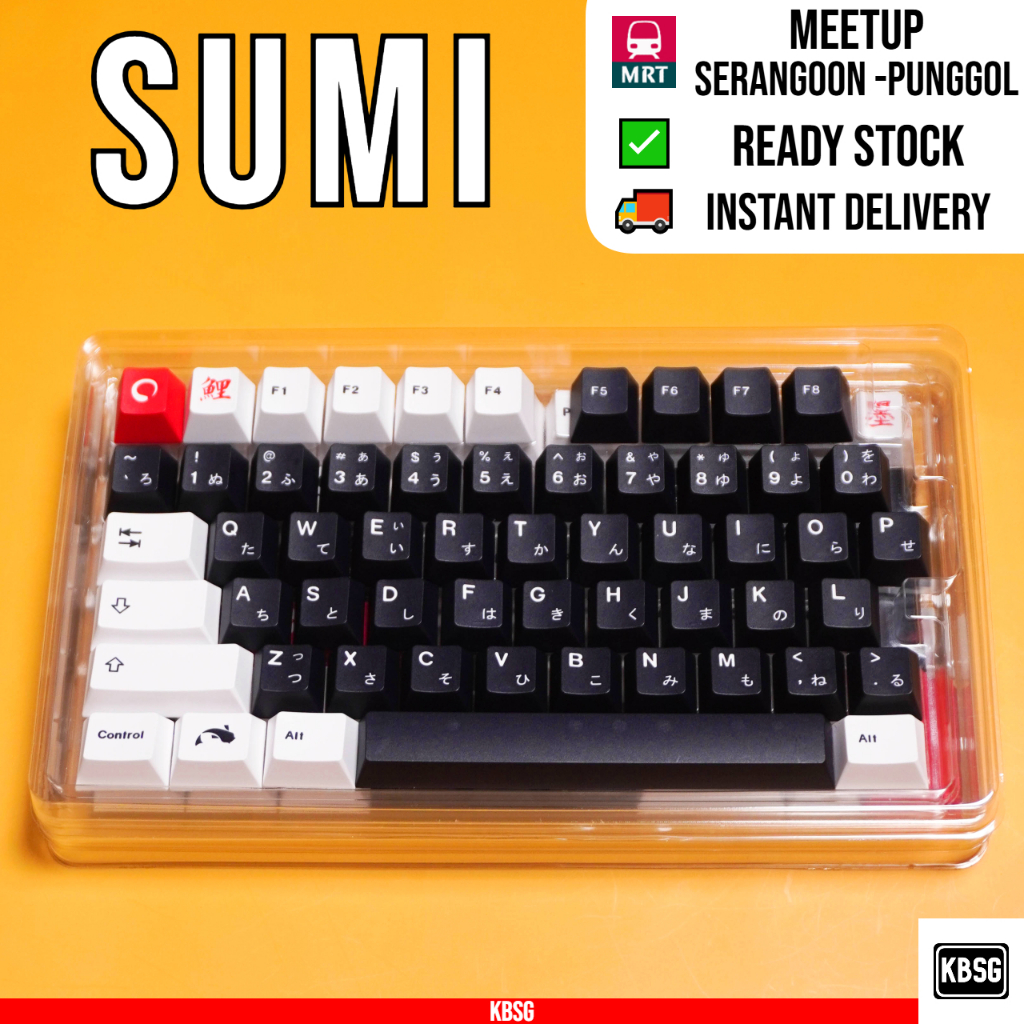 Sumi Cherry Profile Keycaps for Mechanical Keyboard | Shopee Singapore