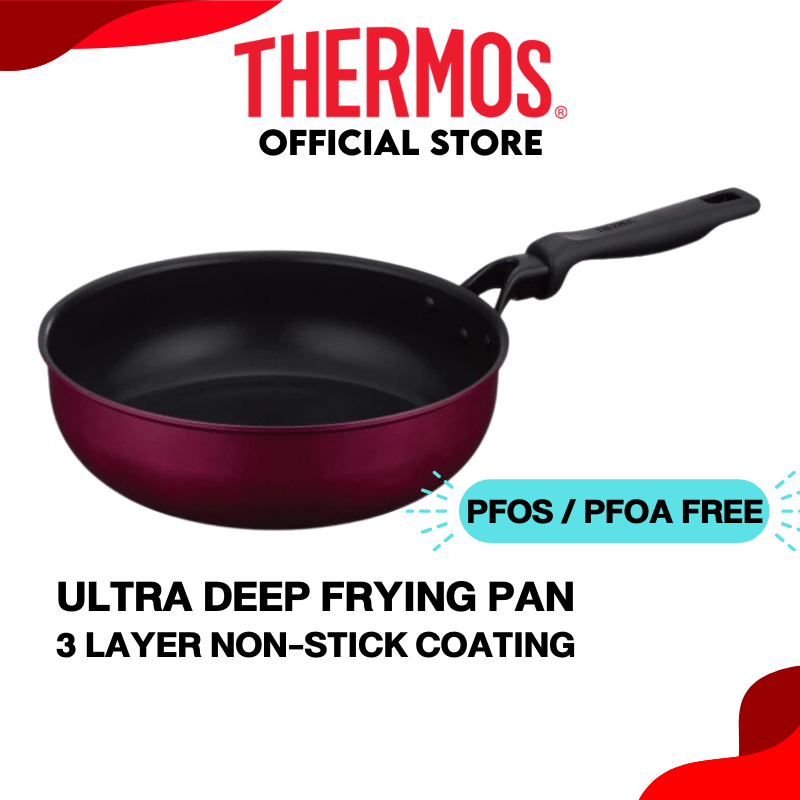 Thermos® KFM-series Ultra-Deep Non-Stick Frying Pans | Shopee Singapore