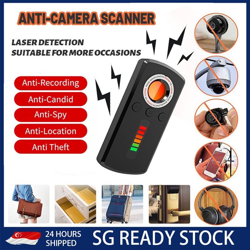 SG【STOCK】Hidden pinhole Camera Detector, Bug Detector, GPS Detector ...