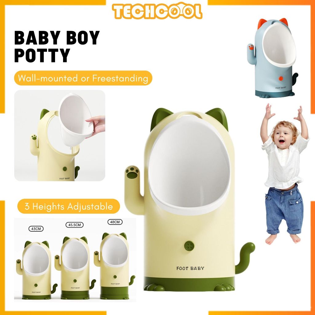 Adjustable Baby urinal boy standing wall-mounted toilet male treasure ...