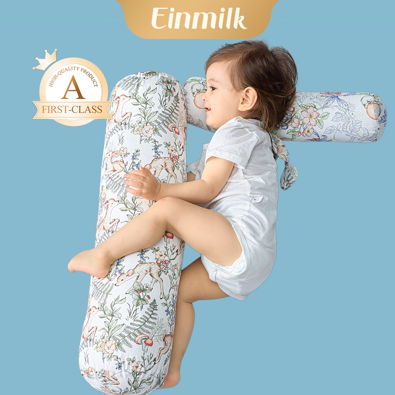 Einmilk Baby Bolster 100% Cotton Soft Toddler Bolster Kids Bolster ...