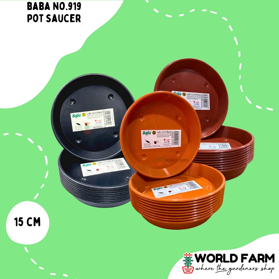 BABA No.919 Pot Saucer (For Pots 15cm and Under), Multiple Colours ...