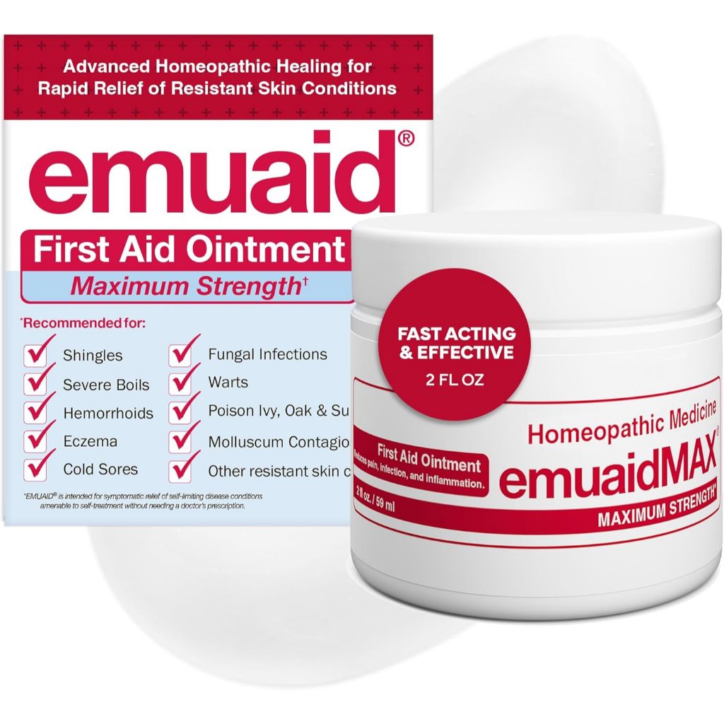 emuaid EMUAIDMAX Ointment 2 oz for Itchy Skin, Maximum Strength ...
