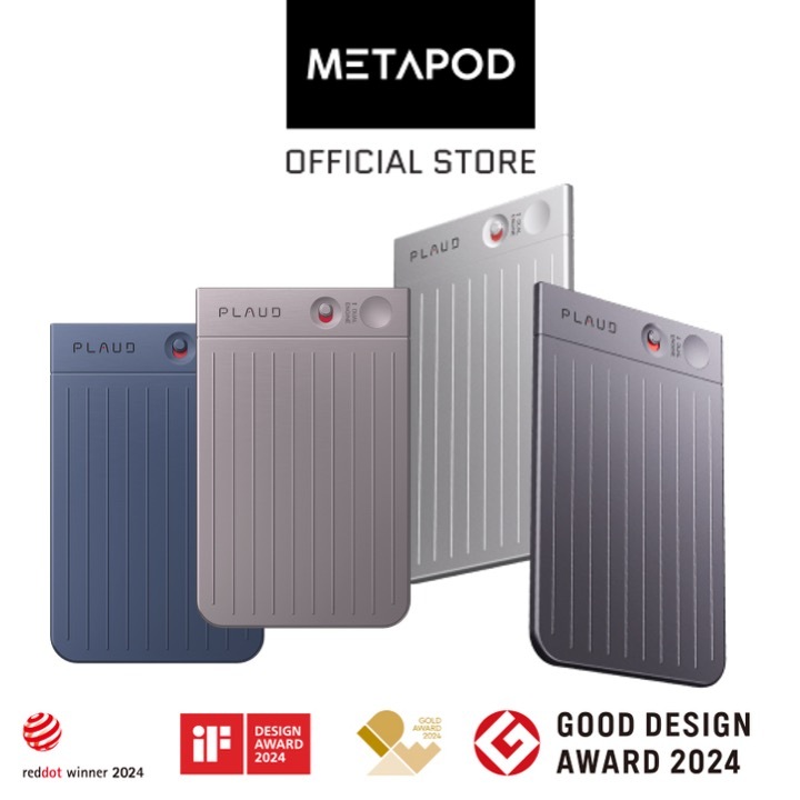 PLAUD NOTE AI Voice Recorder with Black Magnetic Case AI Notetaking ...