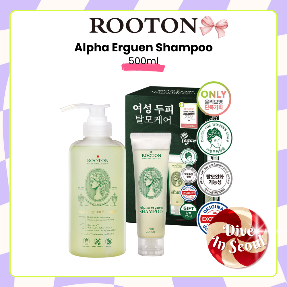 [ROOTON] Alpha Erguen Shampoo – 500ml | Shopee Singapore