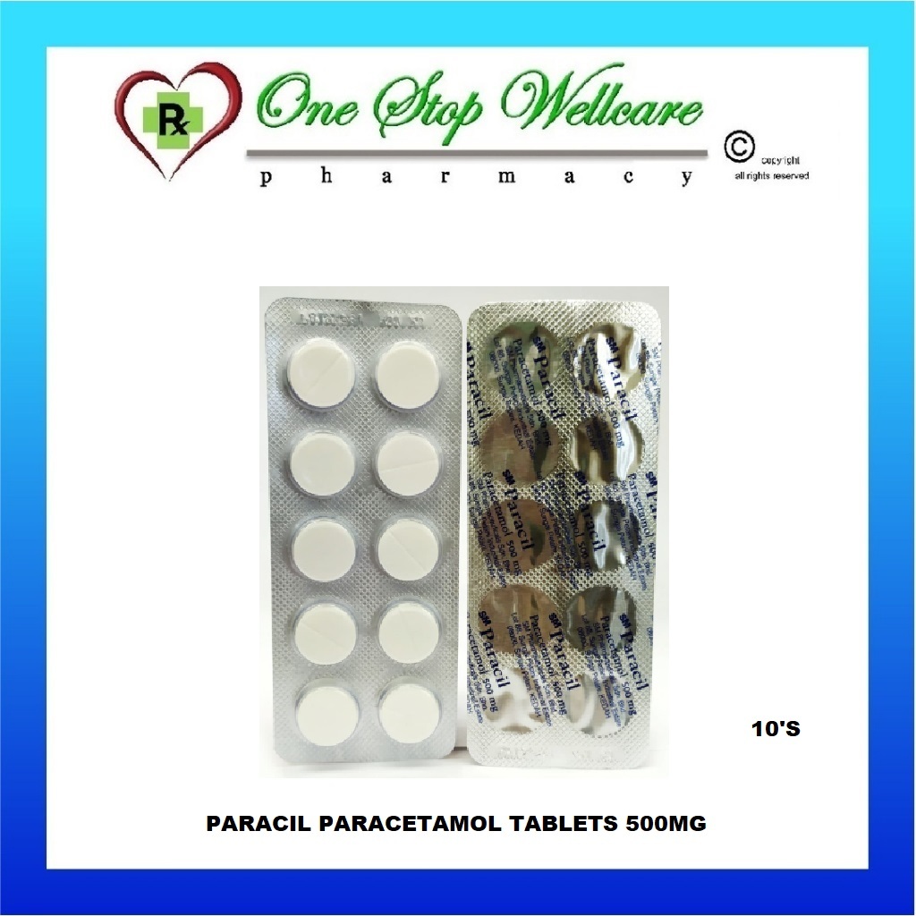 PARACIL PARACETAMOL TABLETS 500MG 10'S (EXP:07/2028) | Shopee Singapore