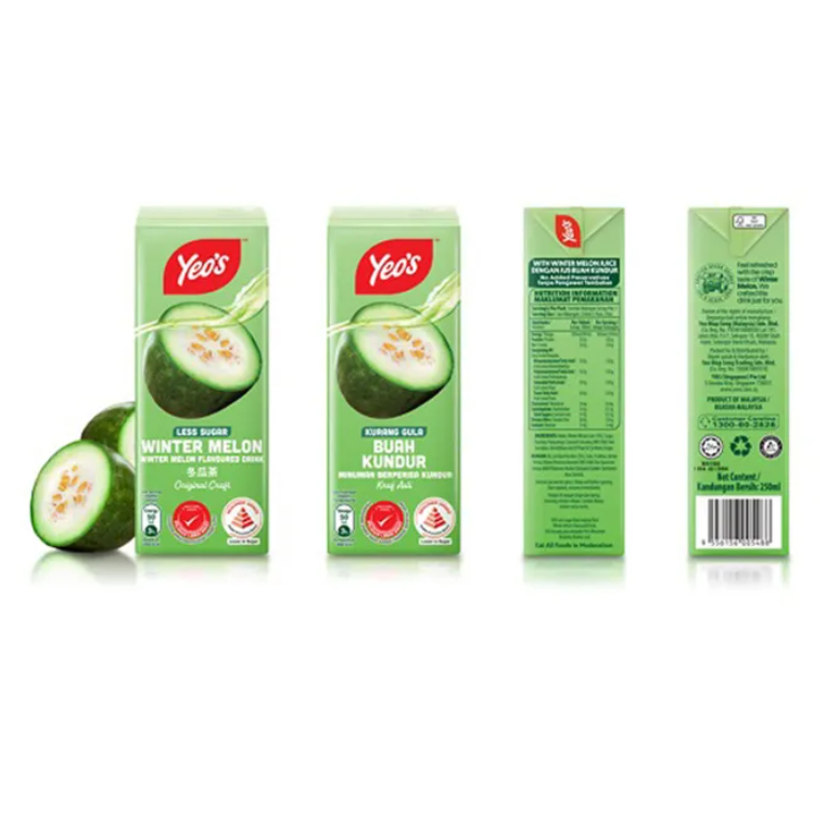 Yeo's Winter Melon Tea Packet Drink 250ML (Pack of 6) | Shopee Singapore