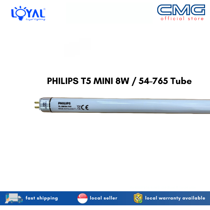 [Bundle of 2] Philips T5 8W Mini Tube for Exit Lights / Signage ...