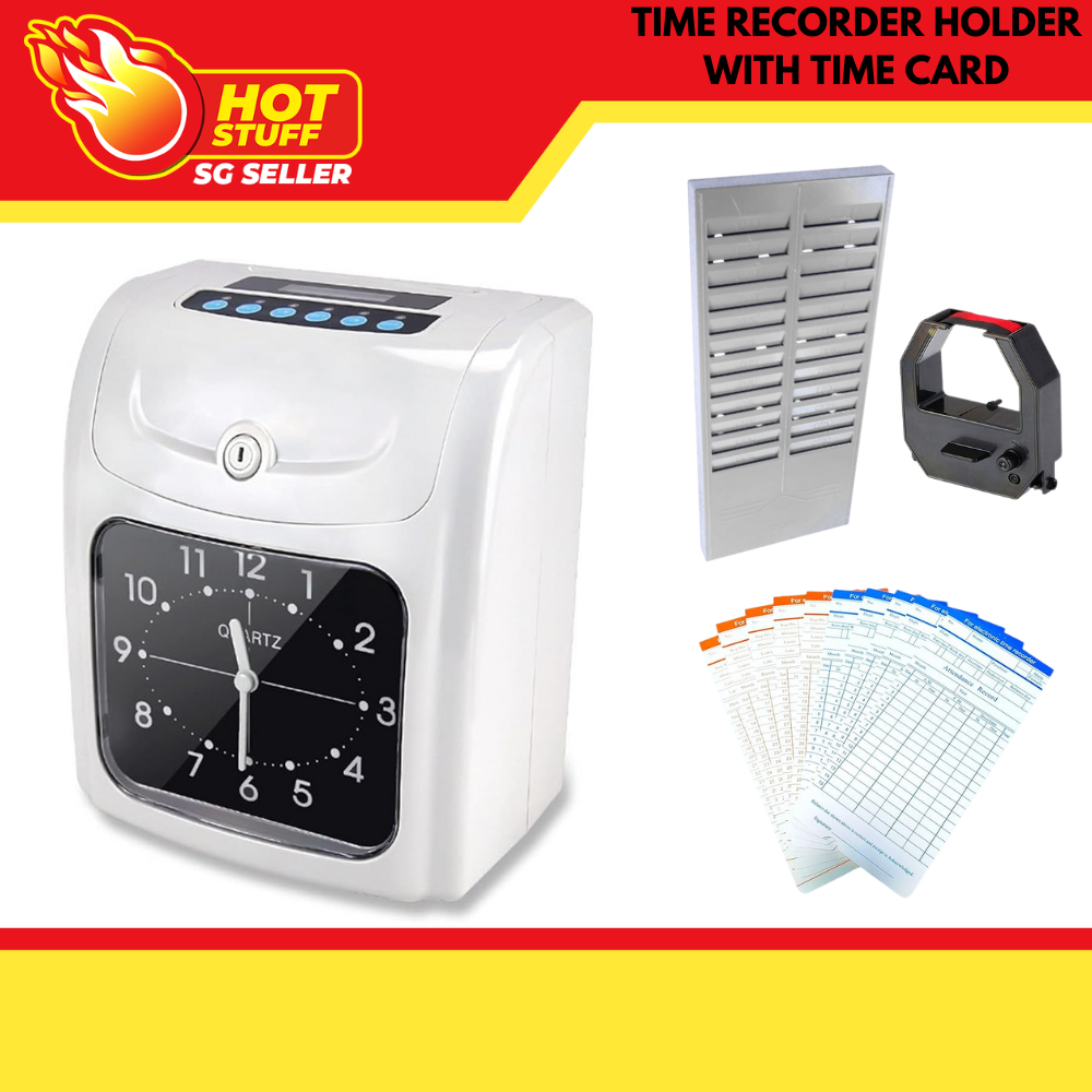 [VOZUKO] BUNDY CLOCK ELECTRONIC TIME RECORDER CLOCK MACHINE ATTENDANCE ...