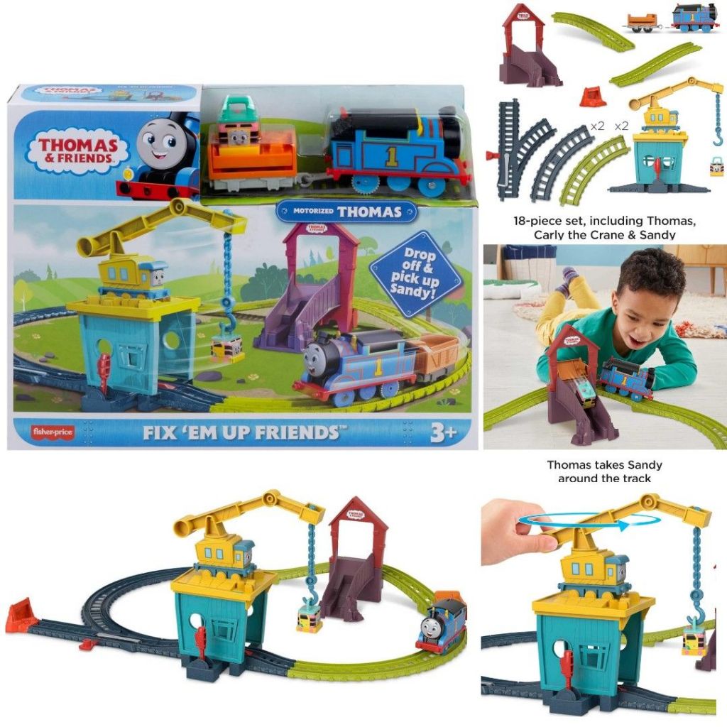 Fisher Price Thomas & Friends Fix 'em Up Friends Train and Track Set ...