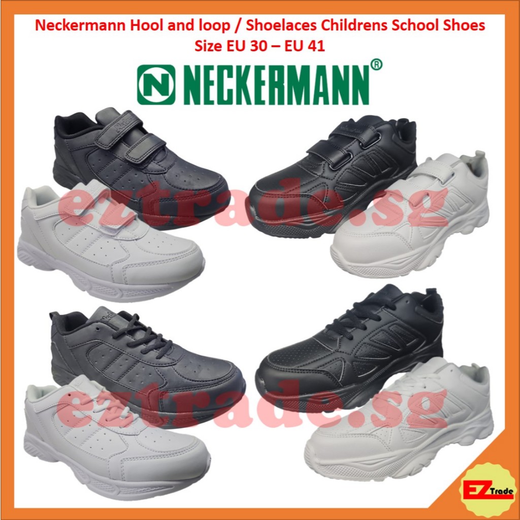 Neckermann Hook and Loop Fastener / Shoelaces Childrens School Shoes ...