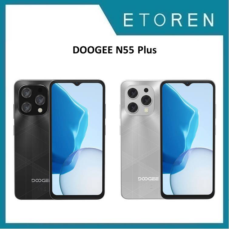 DOOGEE N55 Plus Dual Sim 128GB Silver / Black (8GB RAM) | Shopee Singapore