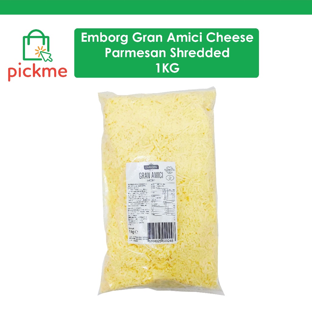 Emborg Gran Amici Cheese Shredded Parmesan Shredded 1KG - Frozen(Price ...