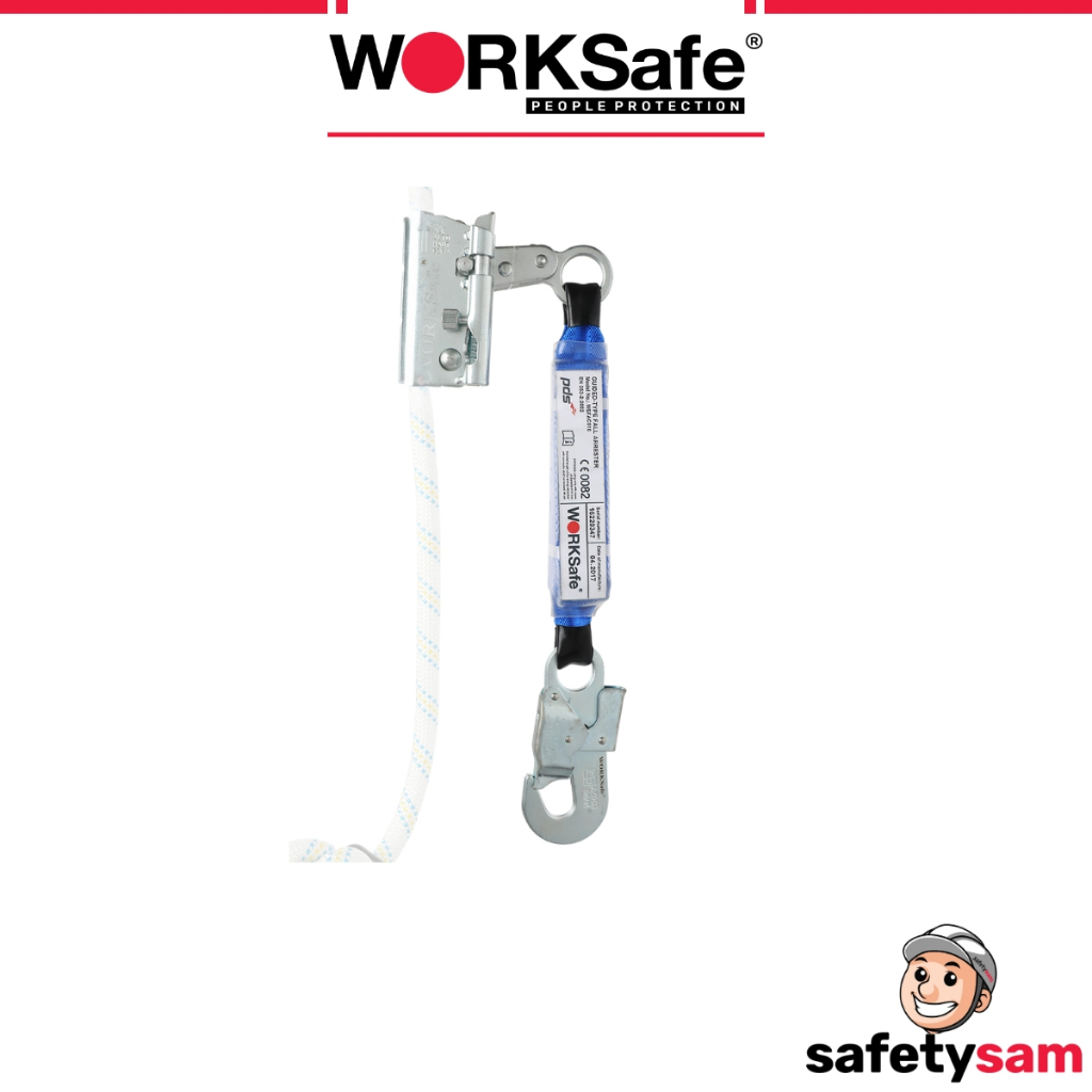 Worksafe WSFAC010 Fall Protection Steel Rope Grab, Energy Dissipater ...