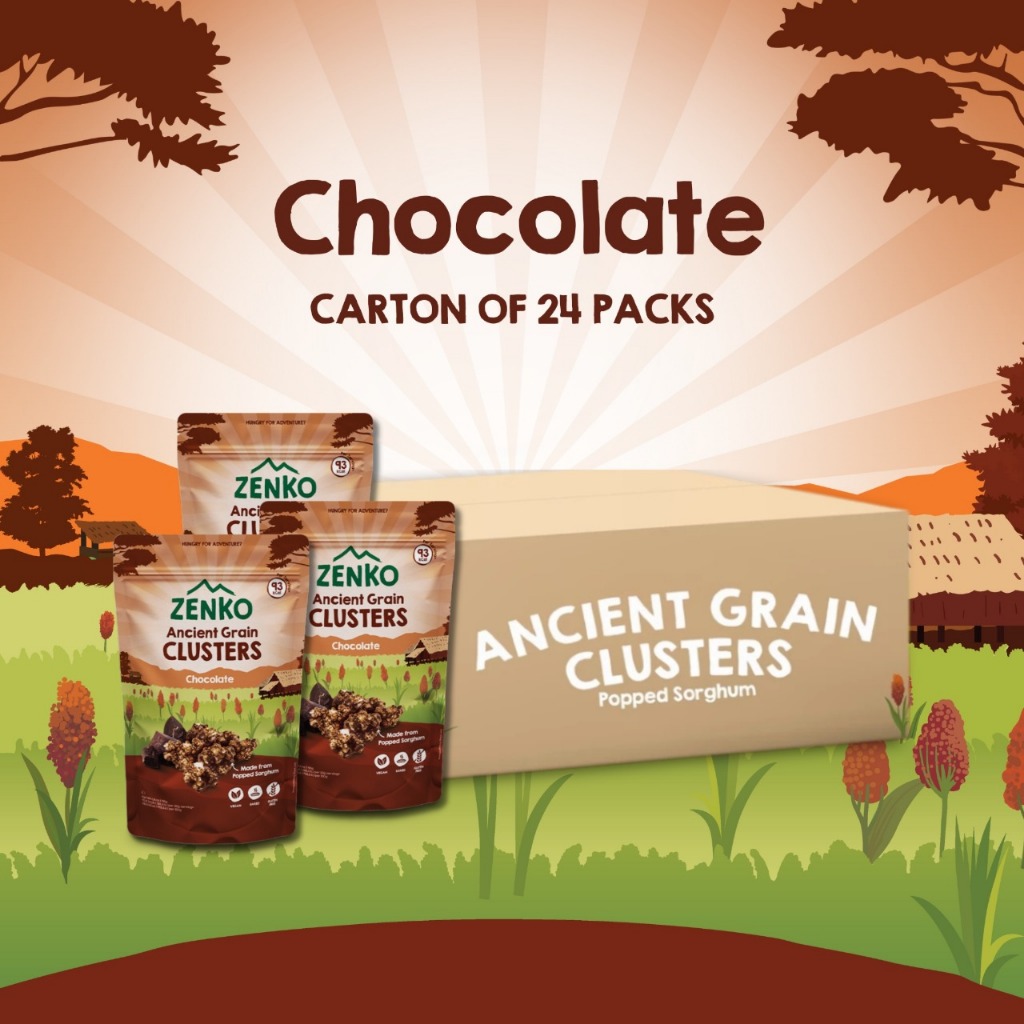 ZENKO Superfoods - Ancient Grain Clusters - Chocolate 24 packs (Healthy ...