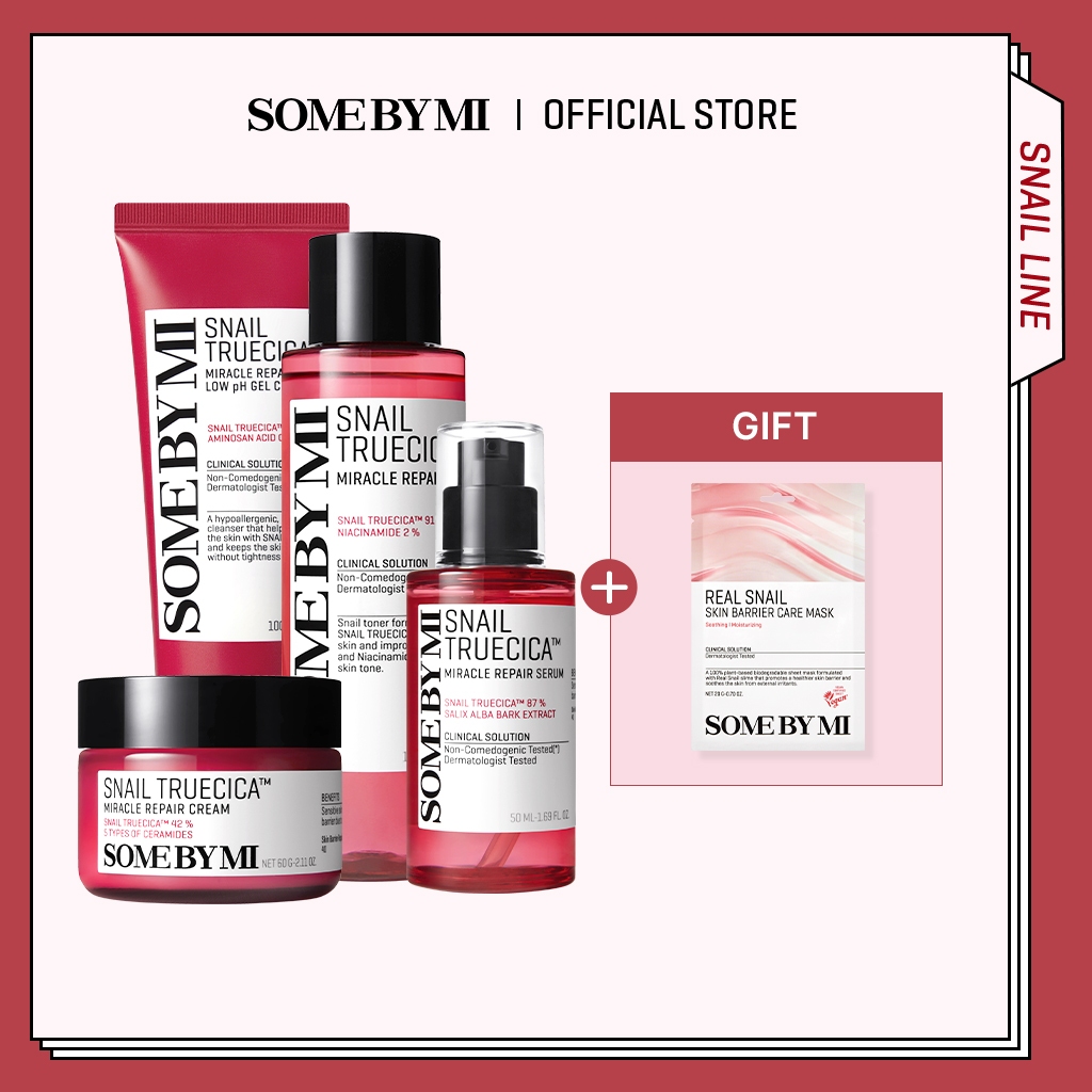 SOMEBYMI Snail Truecica Miracle Repair All in One Set 150ml, 50ml, 60g ...