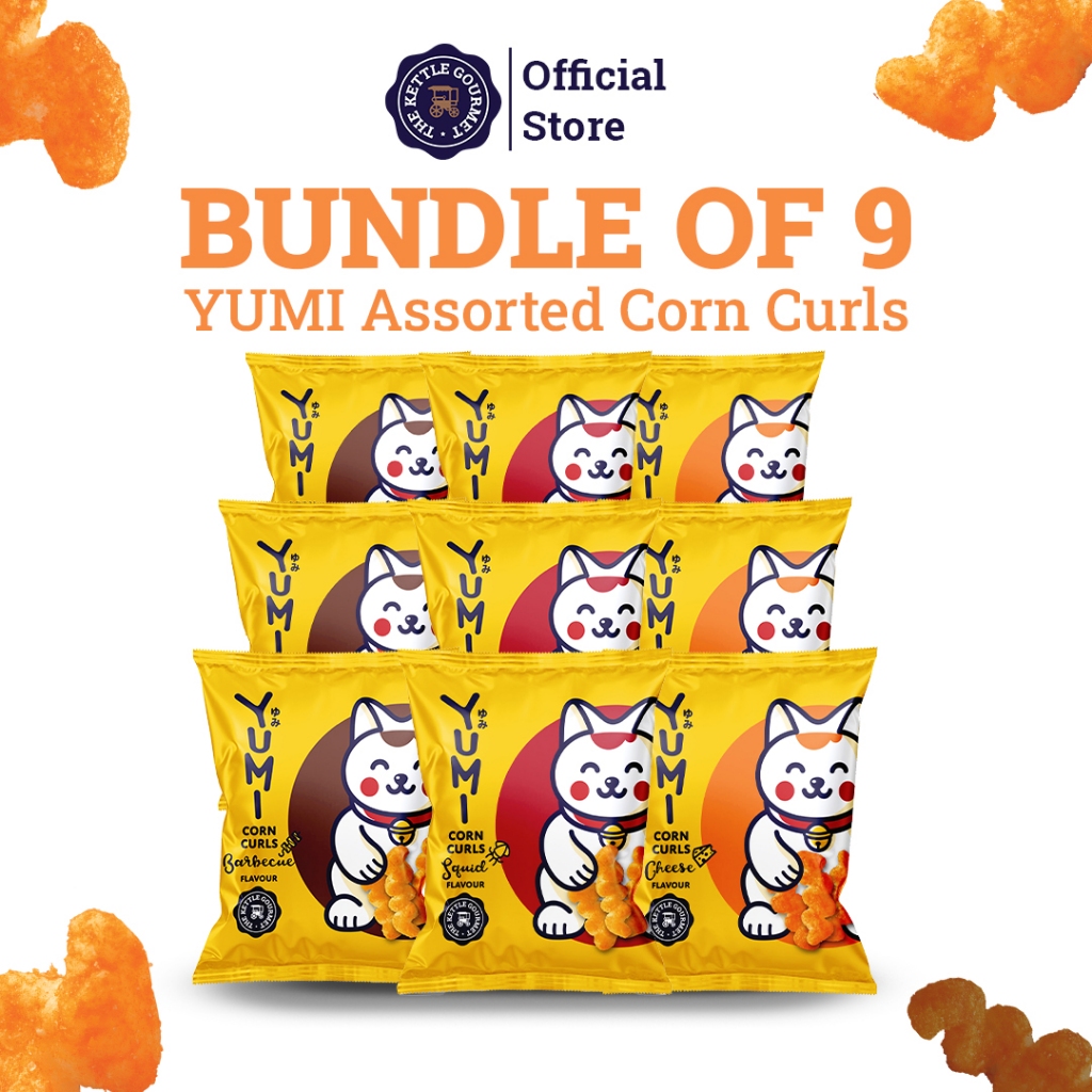 YUMI Corn Curls Assorted Flavours (Bundle of 9/15/30/48) | Shopee Singapore
