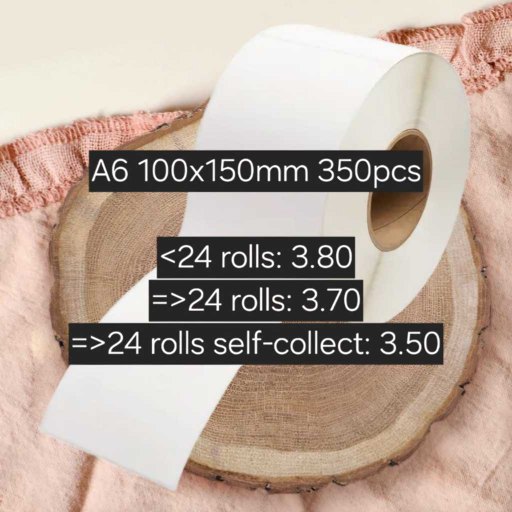 CHEAPEST A6 100x150mm 350pcs Thermal Airway Bill Label AWB Paper AWB ...
