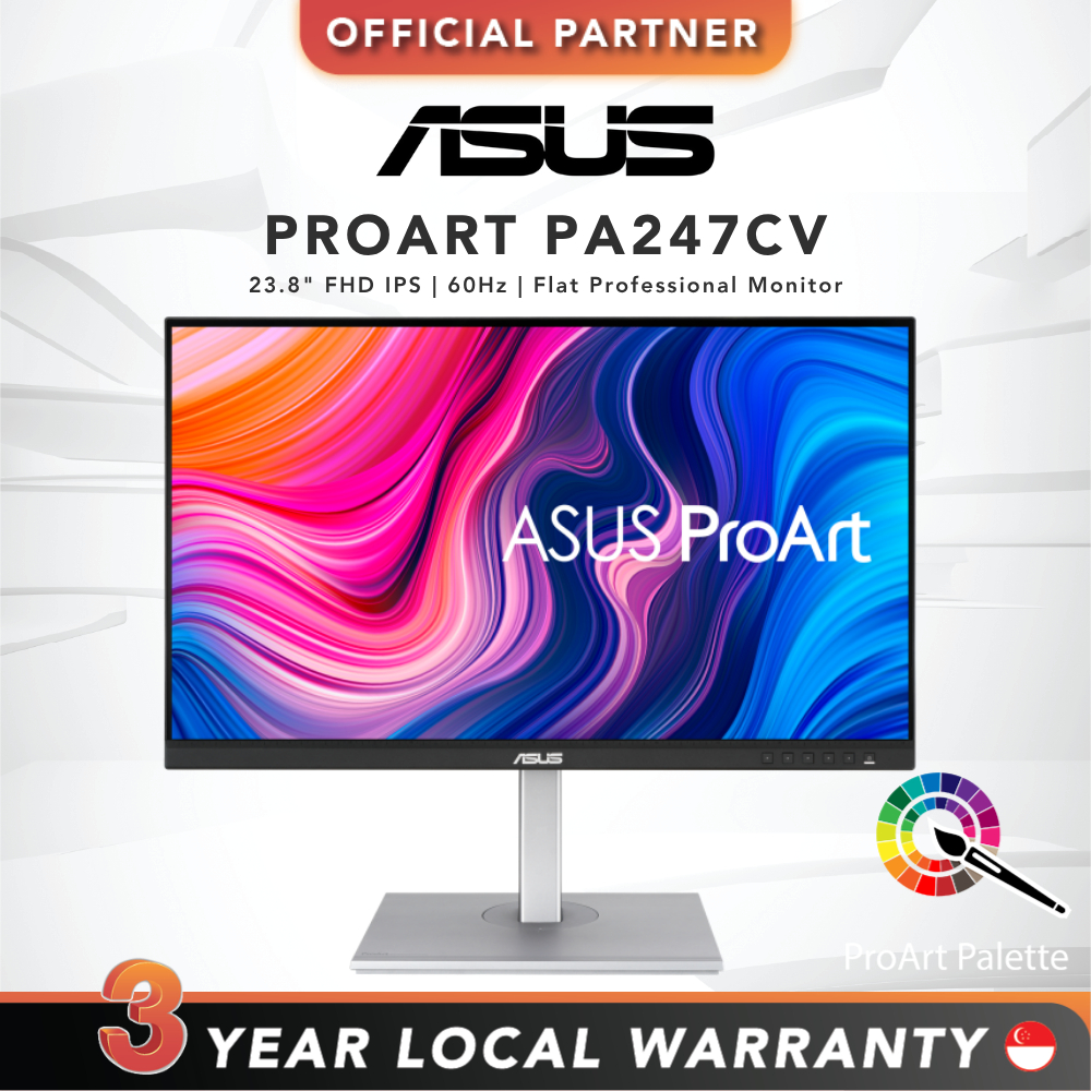 ASUS ProArt PA247CV | 23.8" FHD IPS 60Hz Flat Professional Monitor ...
