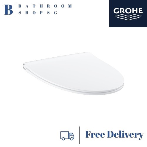 Grohe 101330SH00 Bau Ceramic WC Seat and Cover | Grohe Toilet Bowl Seat ...
