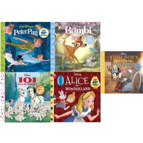 Disney: Peter Pan/101 Dalmatians/Bambi/Alice in Wonderland/Minnie Mouse ...