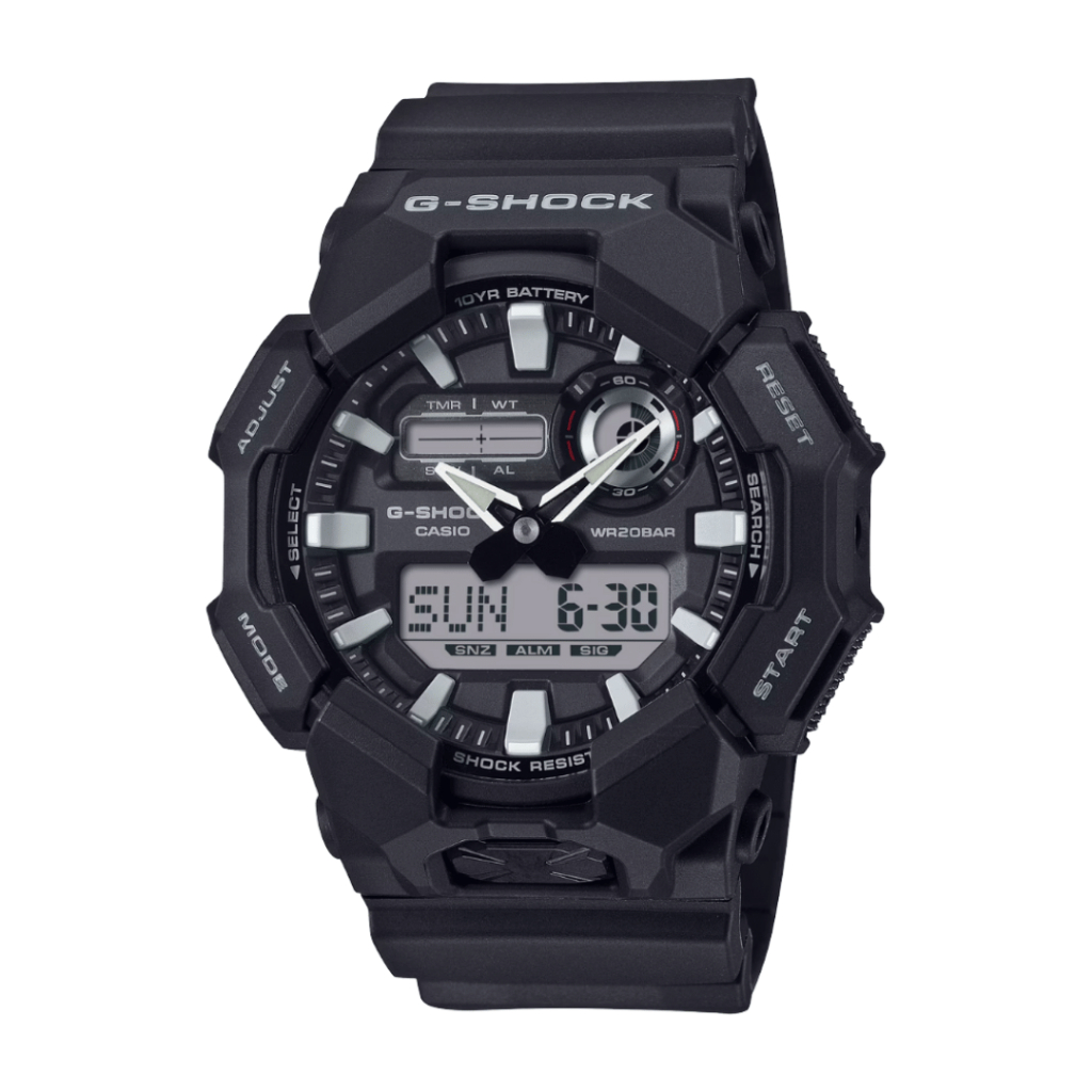 Casio G-Shock Analog-Digital Black Men Watch GA-010-1ADR | Shopee Singapore